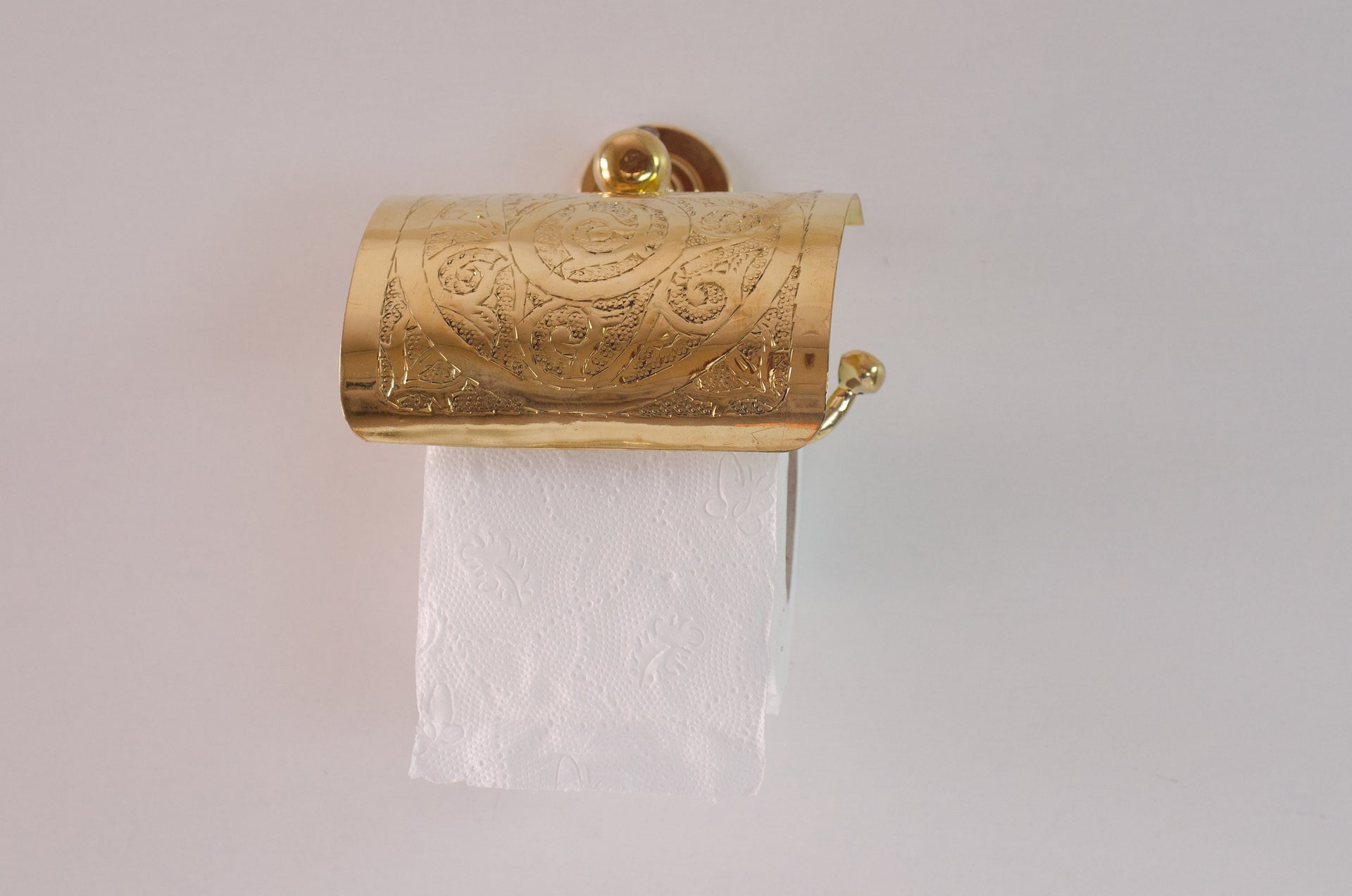 Solid Brass Toilet Paper Holder