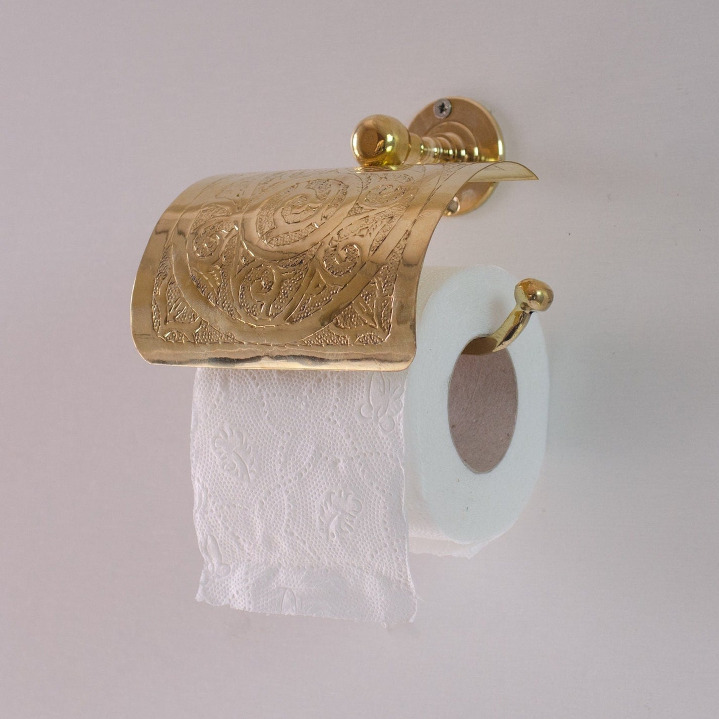Solid Brass Toilet Paper Holder
